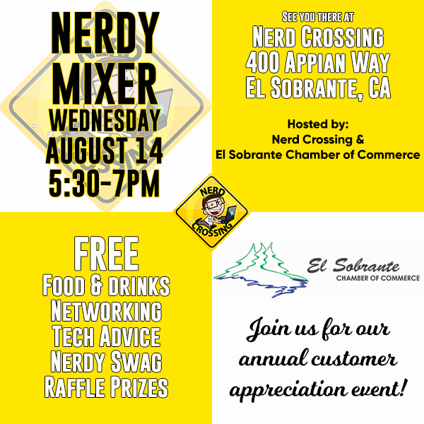 Nerd Crossing Mixer - El Sobrante Chamber of Commerce