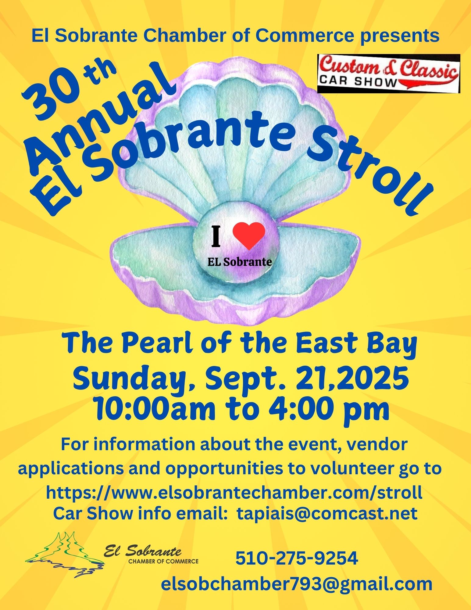 2025 El Sobrante Stroll - El Sobrante Chamber of Commerce